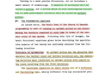 Dynamic Programming part 2: The Modern Law of Dynamic Programming (Sam ...