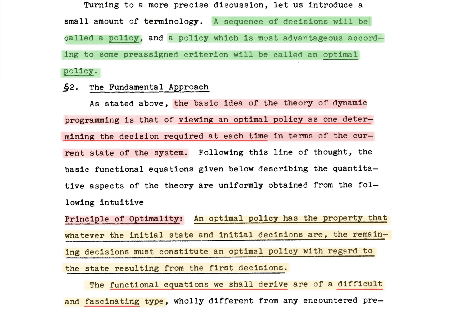 Dynamic Programming part 2: The Modern Law of Dynamic Programming (Sam's DP) | SESV Tutorial