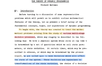 Dynamic Programming part 2: The Modern Law of Dynamic Programming (Sam ...